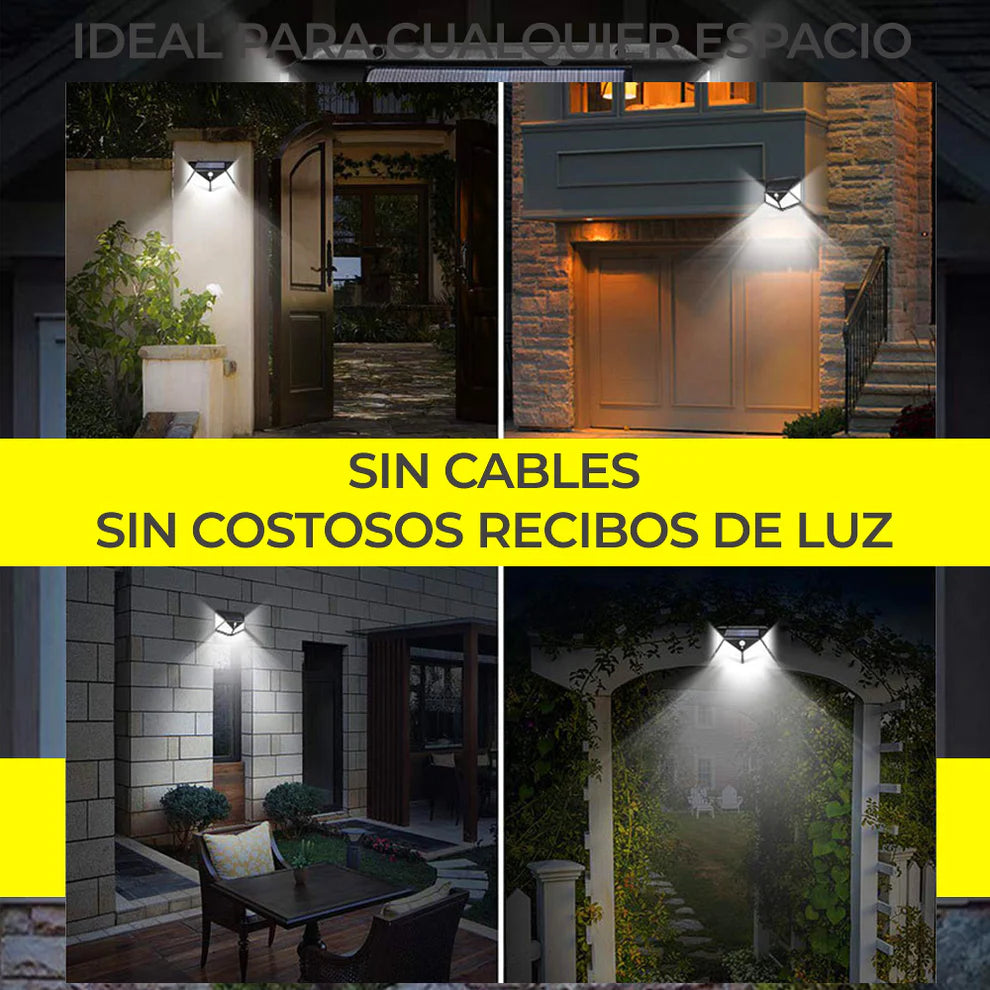 Lámpara Solar LED con Encendido Automático | Oferta 2x1 – Qantu
